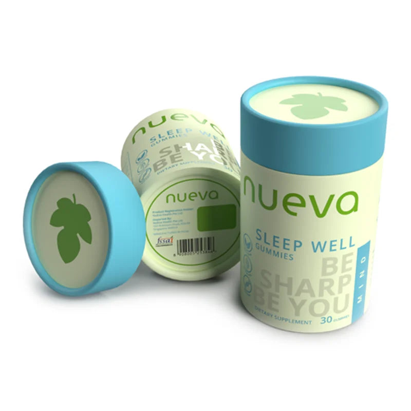NuEva Sleep Well Gummies, Crafted With Natural Herbs and Melatonin ...